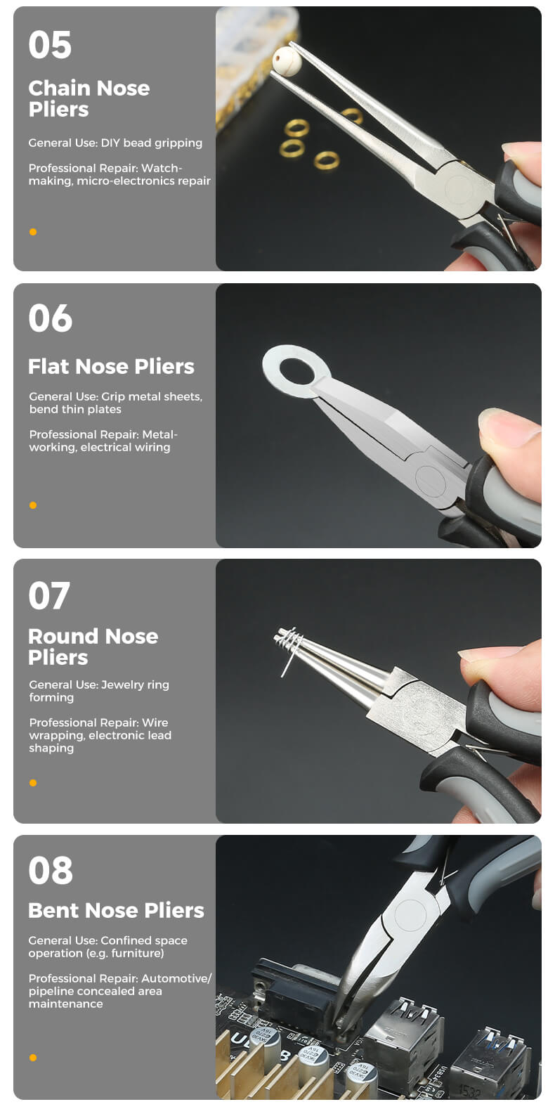 Mini Pliers Set Manufacturer & Supplier | UF-203086 8-Piece ...